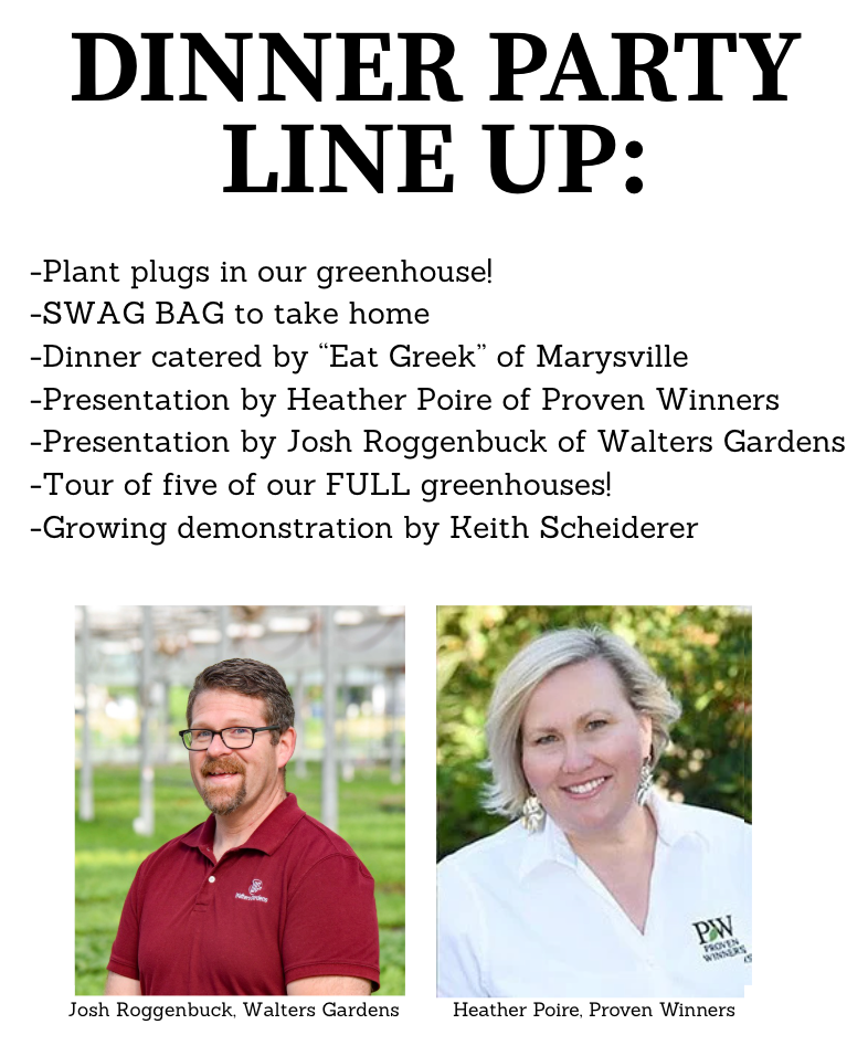 Spring Sneak-Peek Dinner Party at the Garden Center! – Scheiderer Farms ...